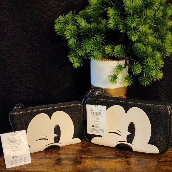 Disney | Bags | Disney Mickey Mouse Coach Purse Wallet | Poshmark